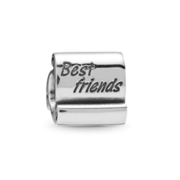 Jewelry | Pandora Best Friends Scroll Charm Retired | Poshmark